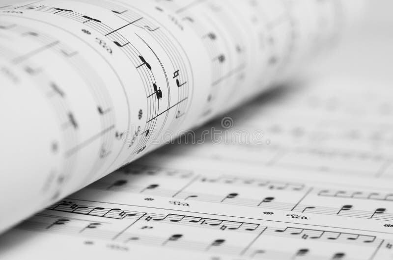 Notes stock image. Image of script, lines, paper, tune - 5033225