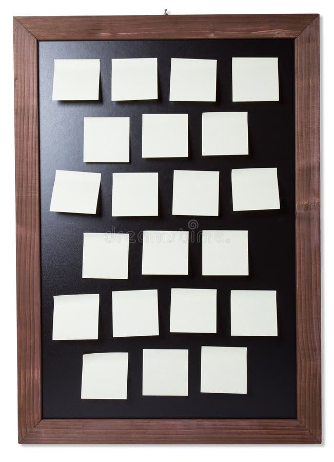 Notes on blackboard table stock image. Image of template - 36437587