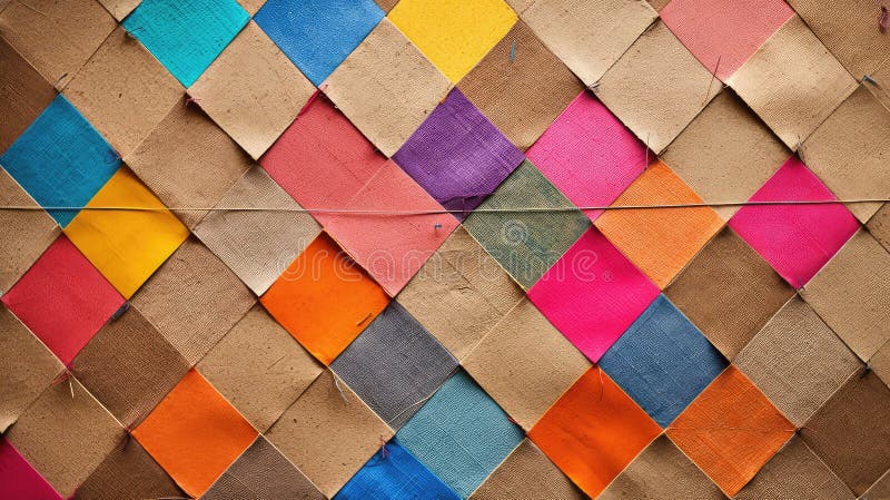 Notes Bulletin Board Texture Stock Image - Image of decorative, grid ...