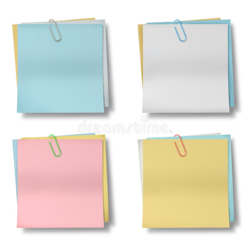 Note collante jaune illustration stock. Illustration du path - 55304720