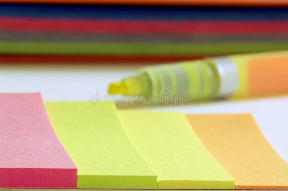 Notes of Colors To Remenmber Stock Photo - Image of card, mention: 2422558