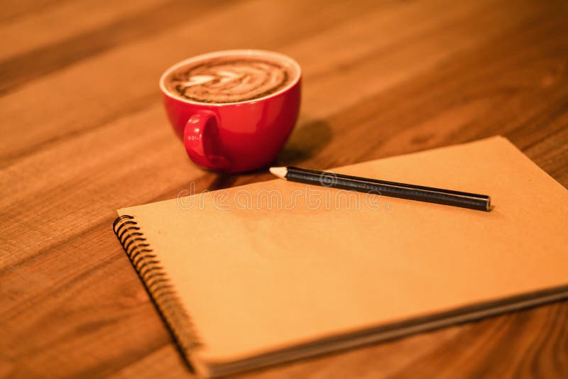 Notes with Cup of Hot Coffee Stock Image - Image of coffee, drink ...