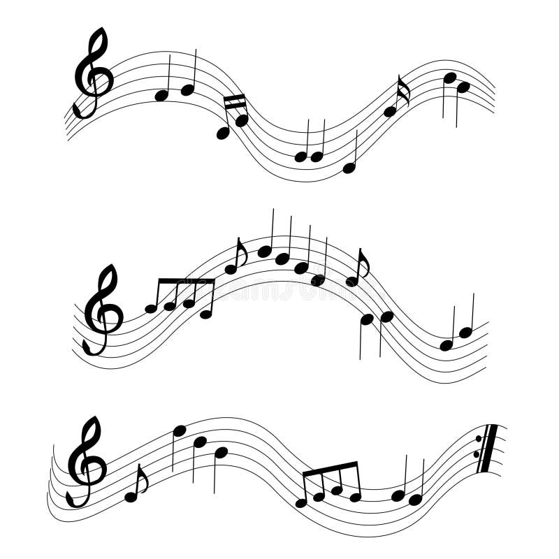 Notes Et Symboles De Musique Illustration de Vecteur - Illustration du ...