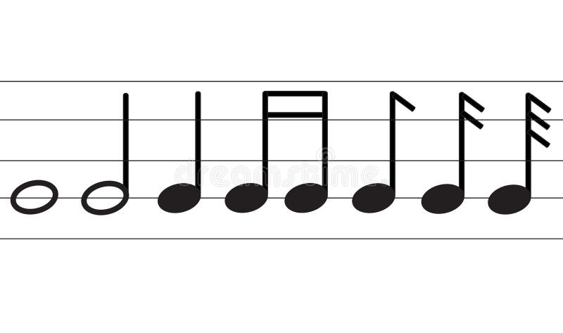 Notes de musique illustration stock. Illustration du classique - 16778109