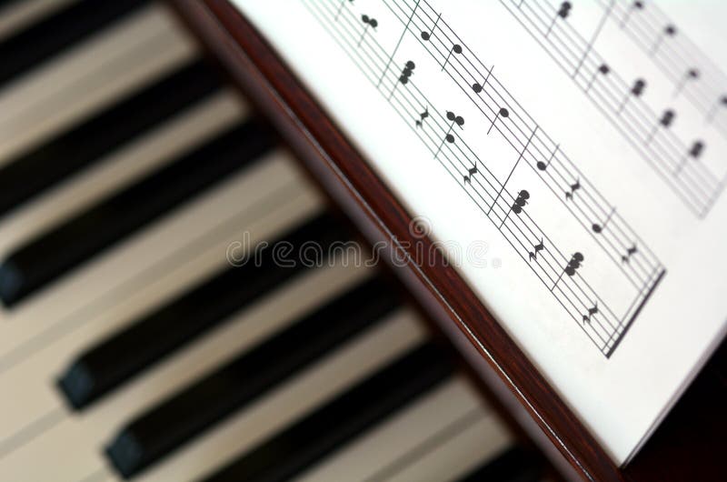 Notes de musique de piano image stock. Image du clavier - 50872833