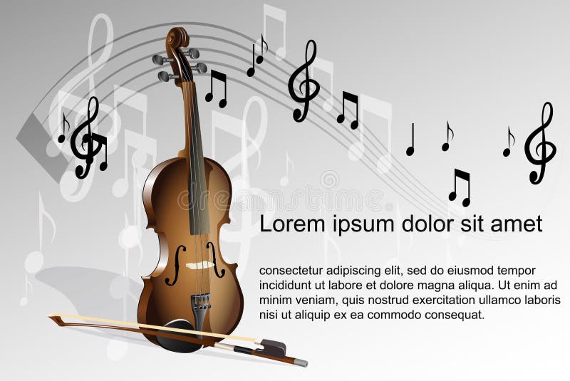 Image de violon illustration de vecteur. Illustration du violon - 80703601