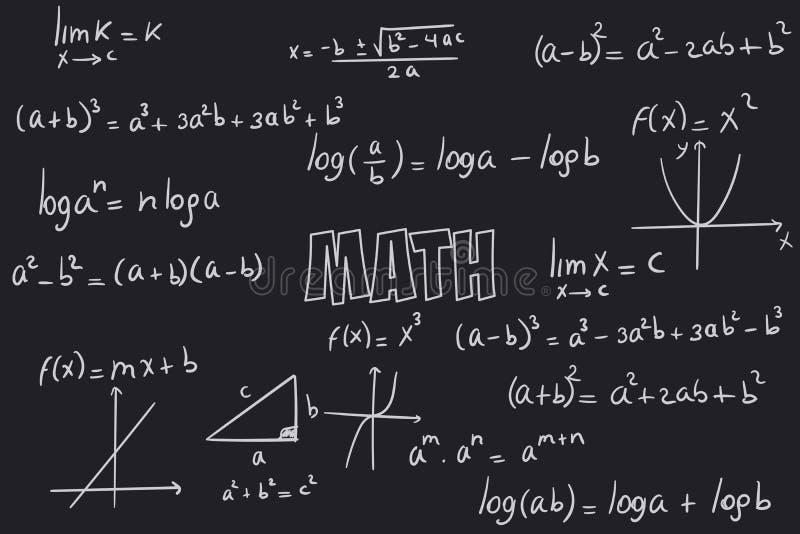 Chalkboard Background Equations Stock Illustrations – 459 Chalkboard ...