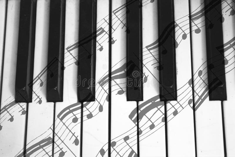 Notes of the Forte and Piano Stock Image - Image of bars, chords: 13953483