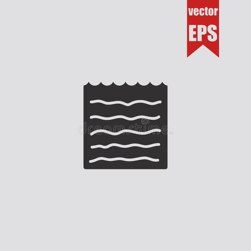 Notes Icon Isolated on Grey Background.Vector Illustration. Stock ...