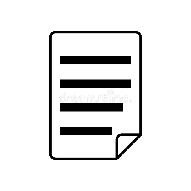 Notes Icon Isolated on White Background ,Flat Style. Stock Vector ...