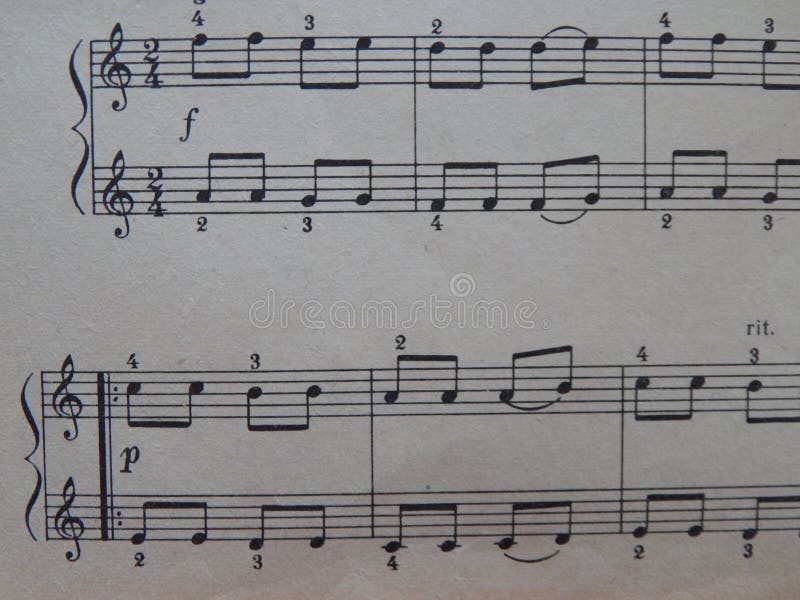 Notes for Music Lessons Solfeggio Stock Photo - Image of solfeggio ...