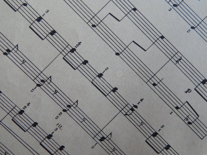 Notes for Music Lessons Solfeggio Stock Image - Image of learning ...