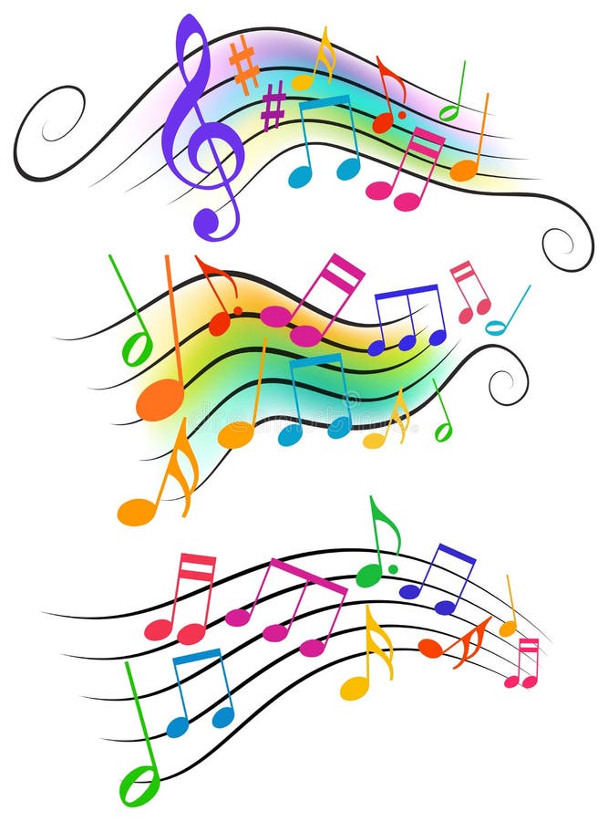 Notes De Musique Stock Illustrations, Vecteurs, & Clipart – (91,955 ...