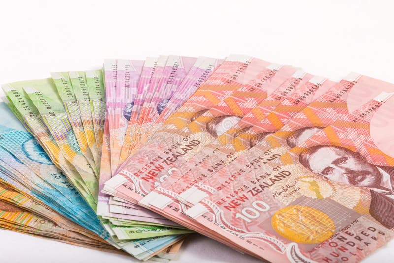 Notes in New Zealand Currency Stock Photo - Image of invest, economy ...