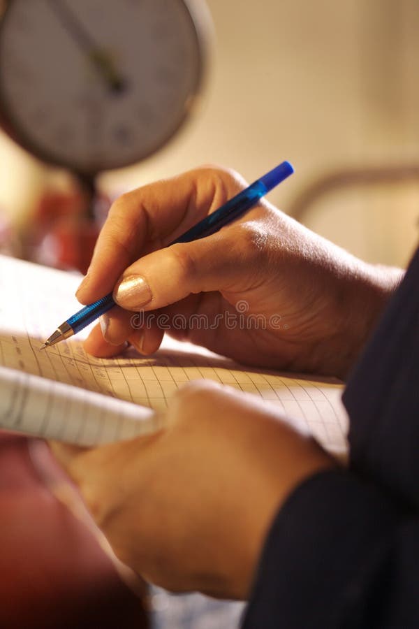 The notes in the notebook stock image. Image of pages - 23369547