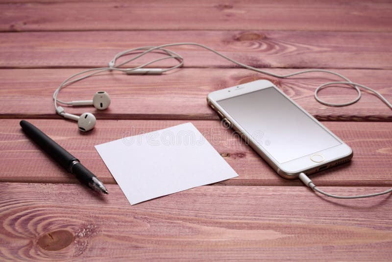 Notes and phone stock image. Image of plan, stack, flyers - 90924677