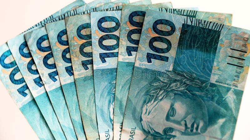 Notes 100 Real Brazil stock photo. Image of brazil, economy - 50402000