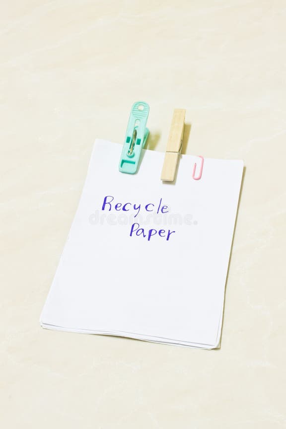 Notes, Recycle Paper stock image. Image of note, paper - 56712499