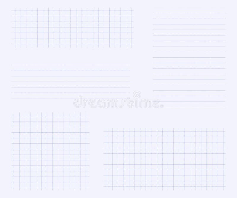 Empty School Grids Vector Vector Backgrounds. Square Lined Paper Grid ...