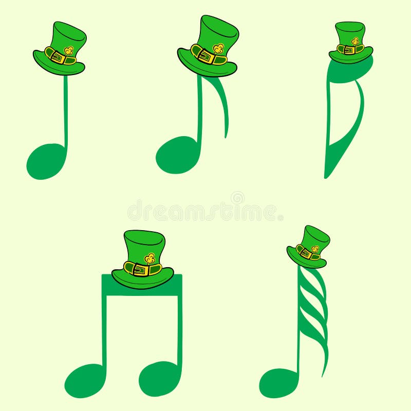 Notes by a St. Patrick S Day Stock Vector - Illustration of clothes ...