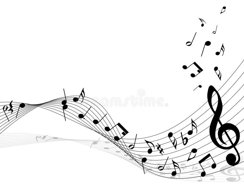 Notes staff stock vector. Illustration of composition - 11485695