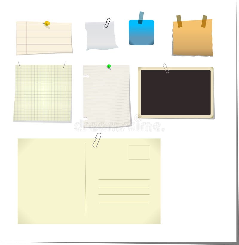 Scrapbooking Set of Old Paper Objects Stock Vector - Illustration of ... Scrapbooking Set of Old Paper Objects Stock Vector - Illustration of ...