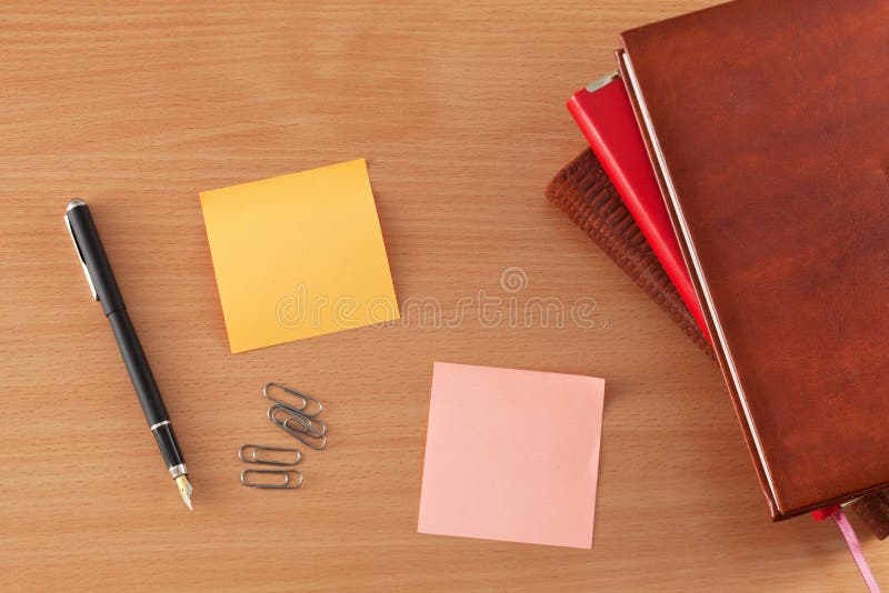 Notes on the table stock photo. Image of remember, styles - 100193746