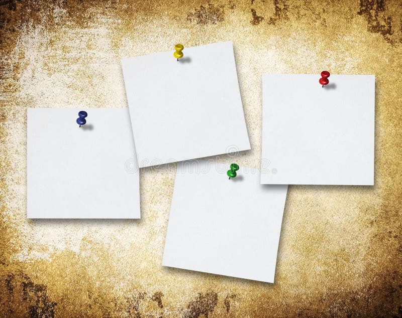 Vintage notes on board stock photo. Image of paint, note - 12912950