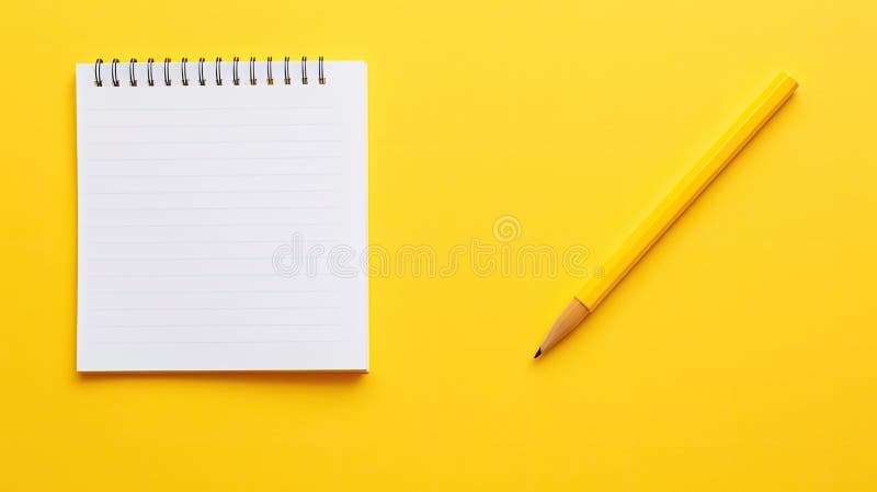 Notes yellow notepad stock illustration. Illustration of memo - 318231807