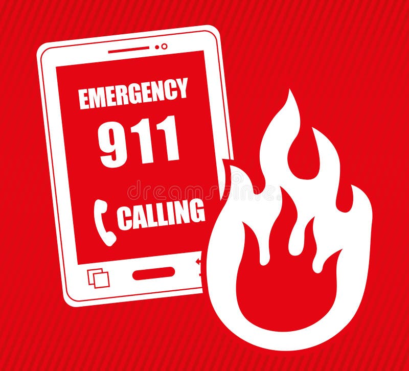 Notfall vektor abbildung. Illustration von anzeige, ausgang - 58703973