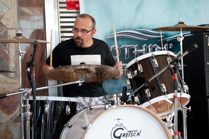 Steel Drummer stock image. Image of black, musician, percussion - 1168771