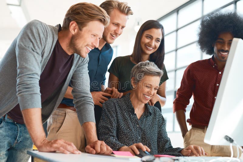 Nothing Feels Better Than a Completed Project. a Group of Creative ...