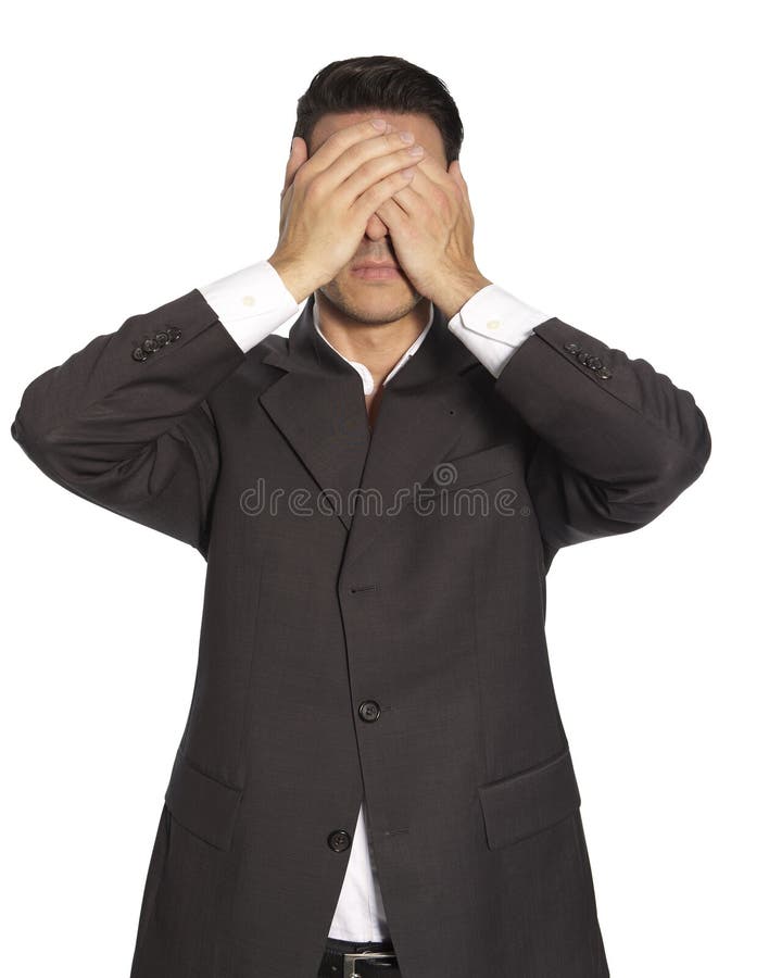 Nothing to see stock image. Image of medium, alone, male - 19791991