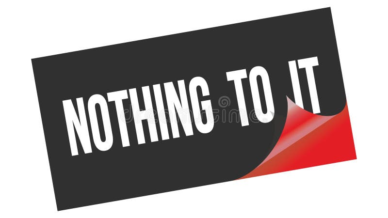 NOTHING Text on Red Grungy Lines Stamp Stock Illustration ...