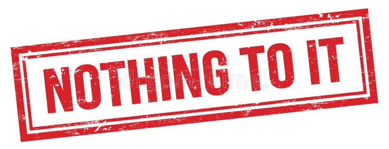 NOTHING Text on Blue Vintage Lines Stamp Stock Illustration ...