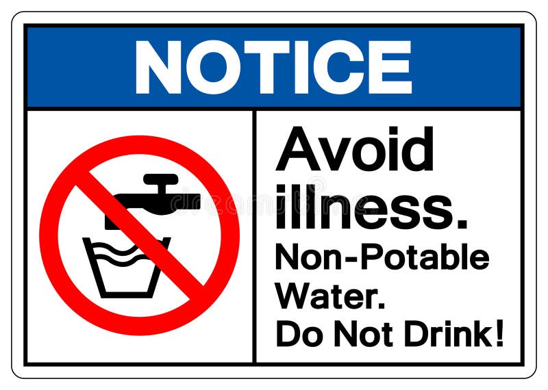 Do Not Drink Water Stock Illustrations – 590 Do Not Drink Water Stock ...