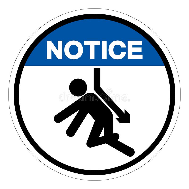 Notice Back Crush Force from Above Symbol Sign, Vector Illustration ...