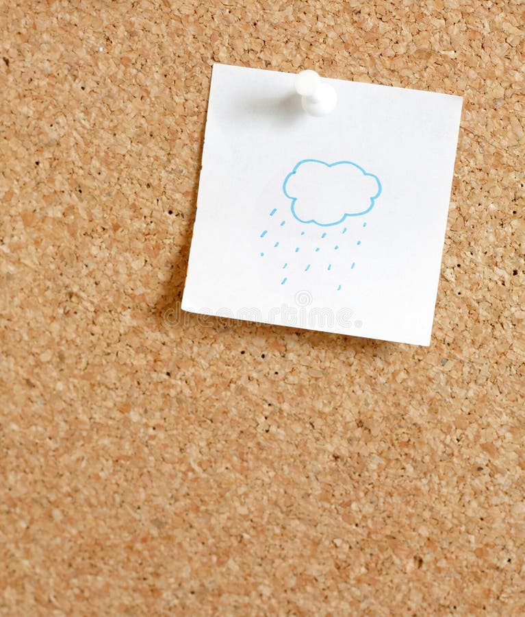 Notice board stock photo. Image of push, tomorrow, rainy - 14226406