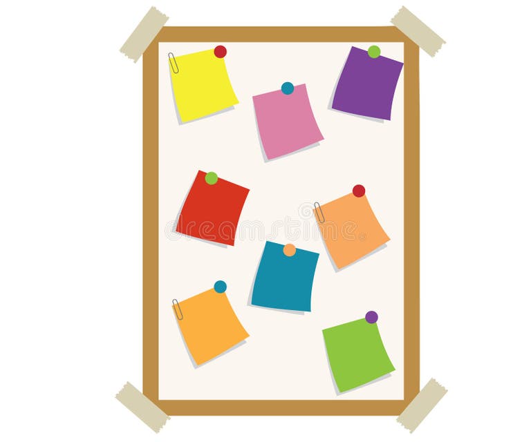 Office Notice Board Stock Illustrations – 19,640 Office Notice Board ...