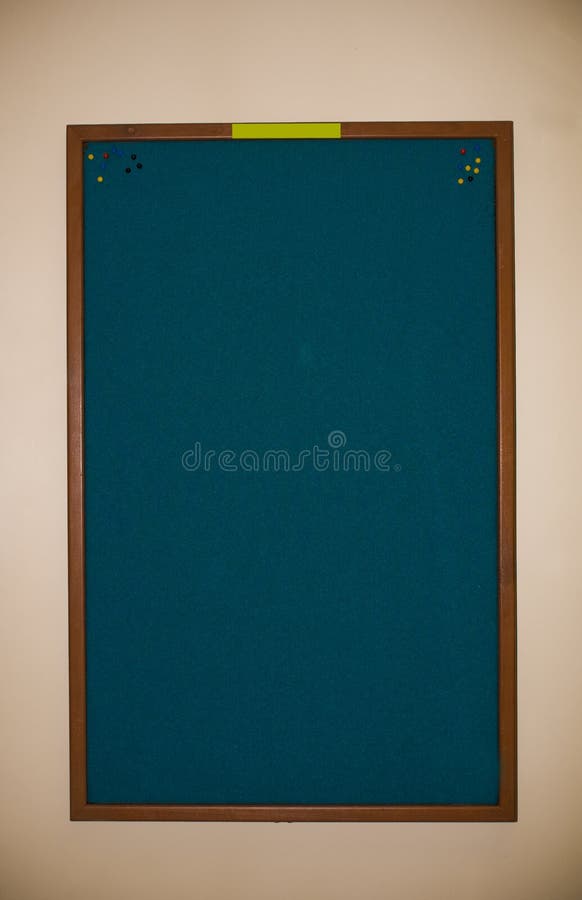 Notice Board stock image. Image of fixed, thumbtack, label - 5713461