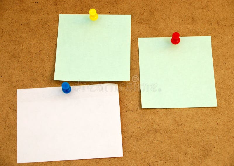 Message Board with Pins stock image. Image of line, empty - 4508821