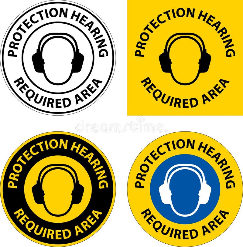 Hearing Protection Icon Stock Illustrations – 1,353 Hearing Protection ...