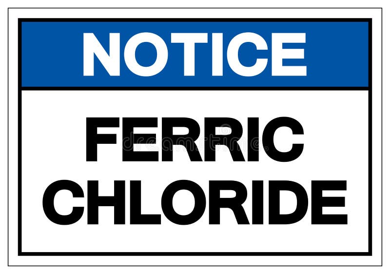 Ferric Chloride UN2582 Symbol Sign, Vector Illustration, Isolate on ...