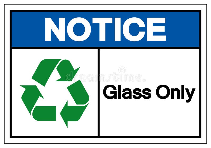 Warning Broken Glass Hazard Symbol Sign ,Vector Illustration, Isolate ...