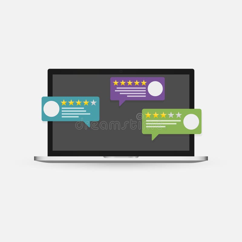 Notice Messages on Computer Laptop with or Pc with Approved Push ...