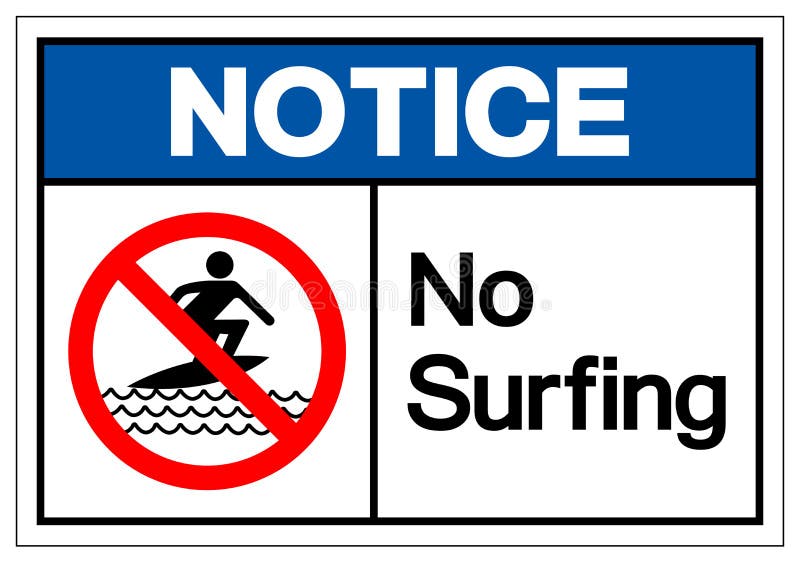 Forbidden Surfing Icon In Red Neon Style. Can Be Used For Web, Logo ...
