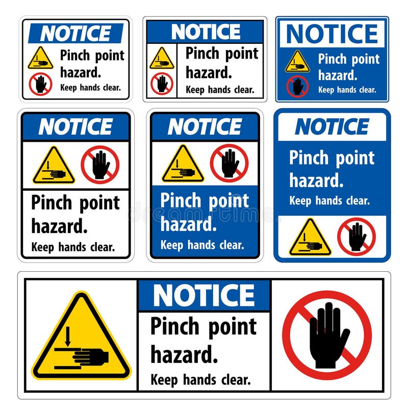 Pinch Hazard Stock Illustrations – 2,561 Pinch Hazard Stock ...
