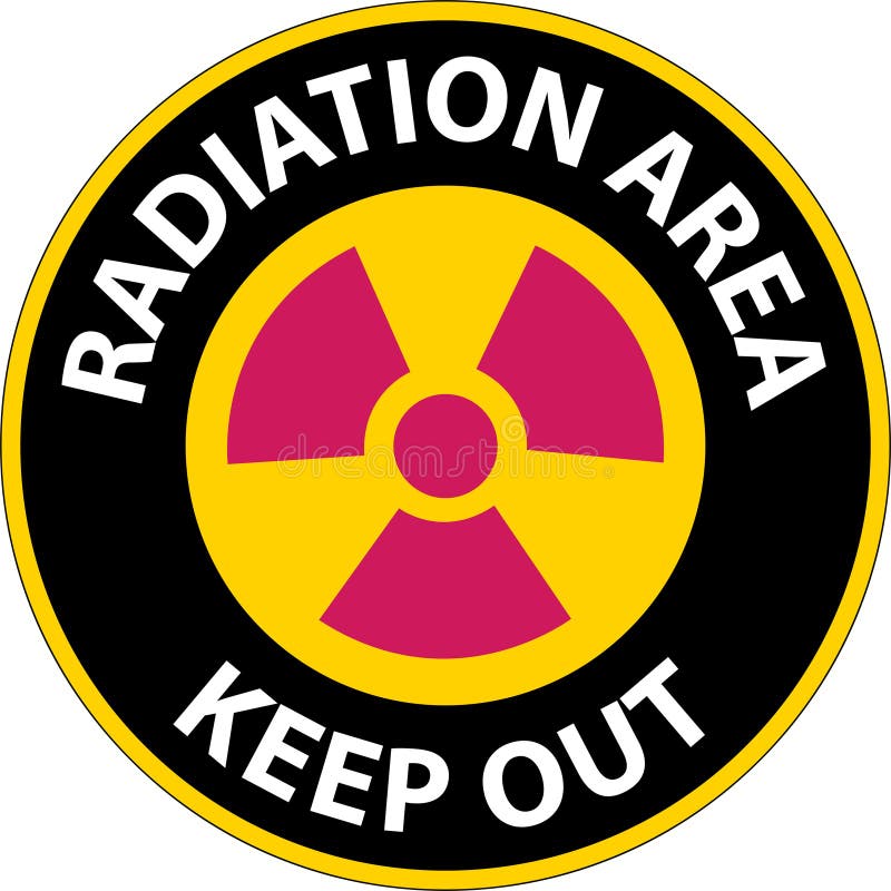 Radiation Notice Sign Caution Radiation Area, Radioactive Materials ...
