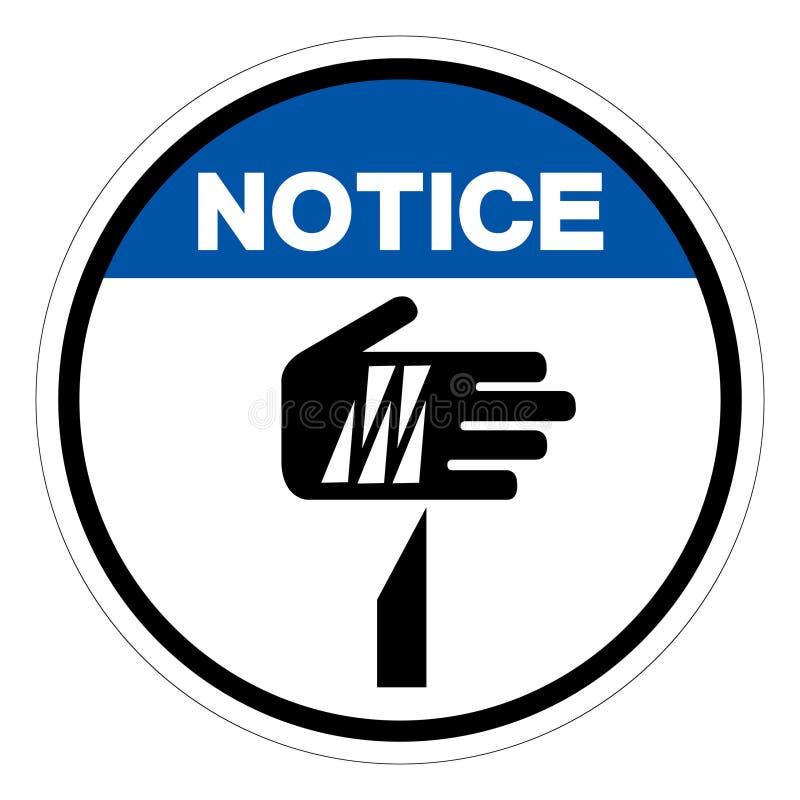 Notice Sharp Point Symbol Sign, Vector Illustration, Isolate on White ...