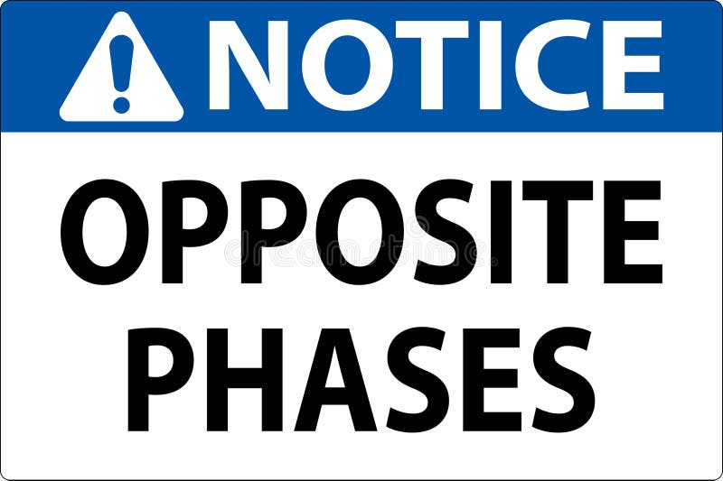 Notice Sign, Opposite Phases Stock Vector - Illustration of puzzle ...